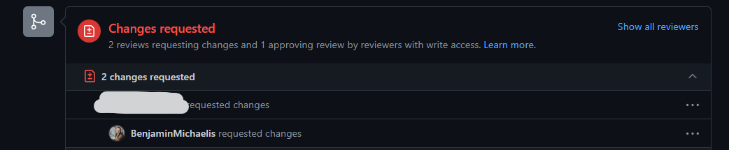 Requested Changes showing inaccurate/misleading data · community · Discussion #40476 · GitHub
