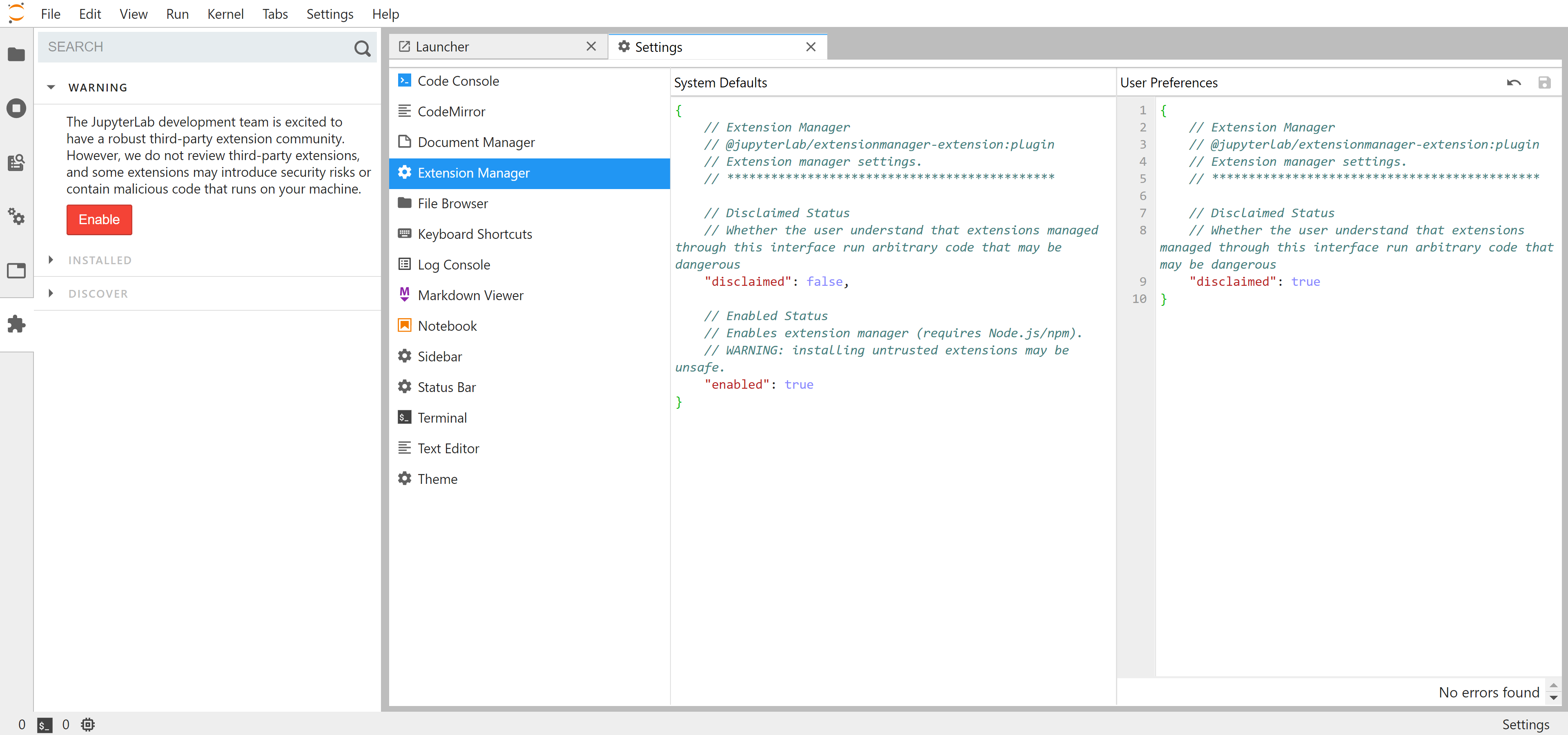 Buttons are not clickable · Issue #9257 · jupyterlab/jupyterlab · GitHub