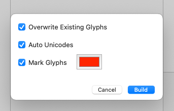 Glyph Builder: uniXXXX glyph name doesn’t trigger unicode value · Issue #56 · typemytype ...