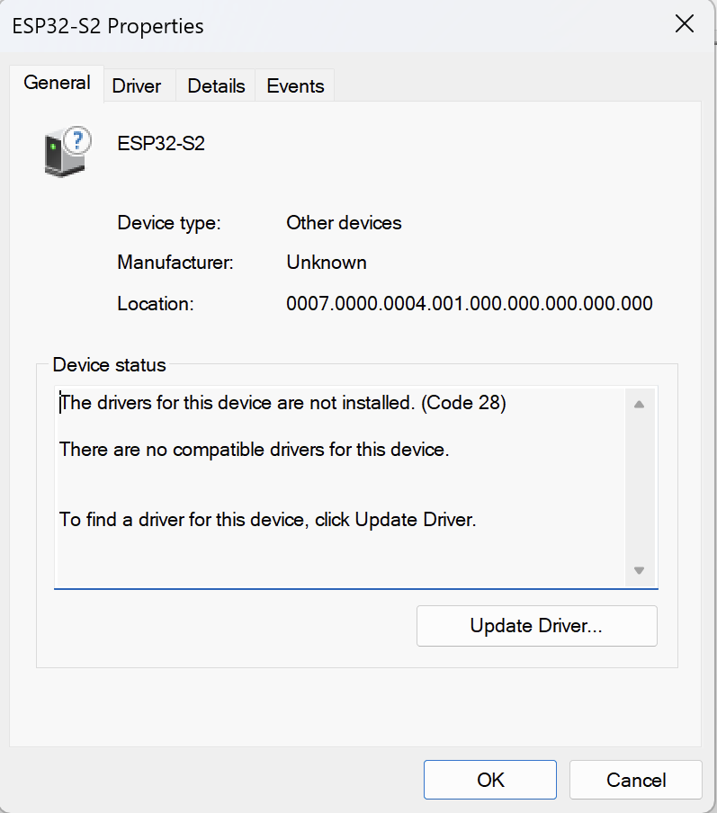 "Cannot configure port, something went wrong." · Issue #33 ...