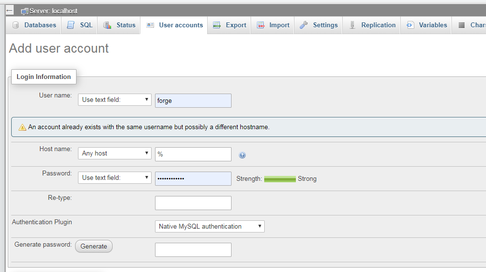 Create user form should support auth_socket by disabling password input · Issue #14719 ...
