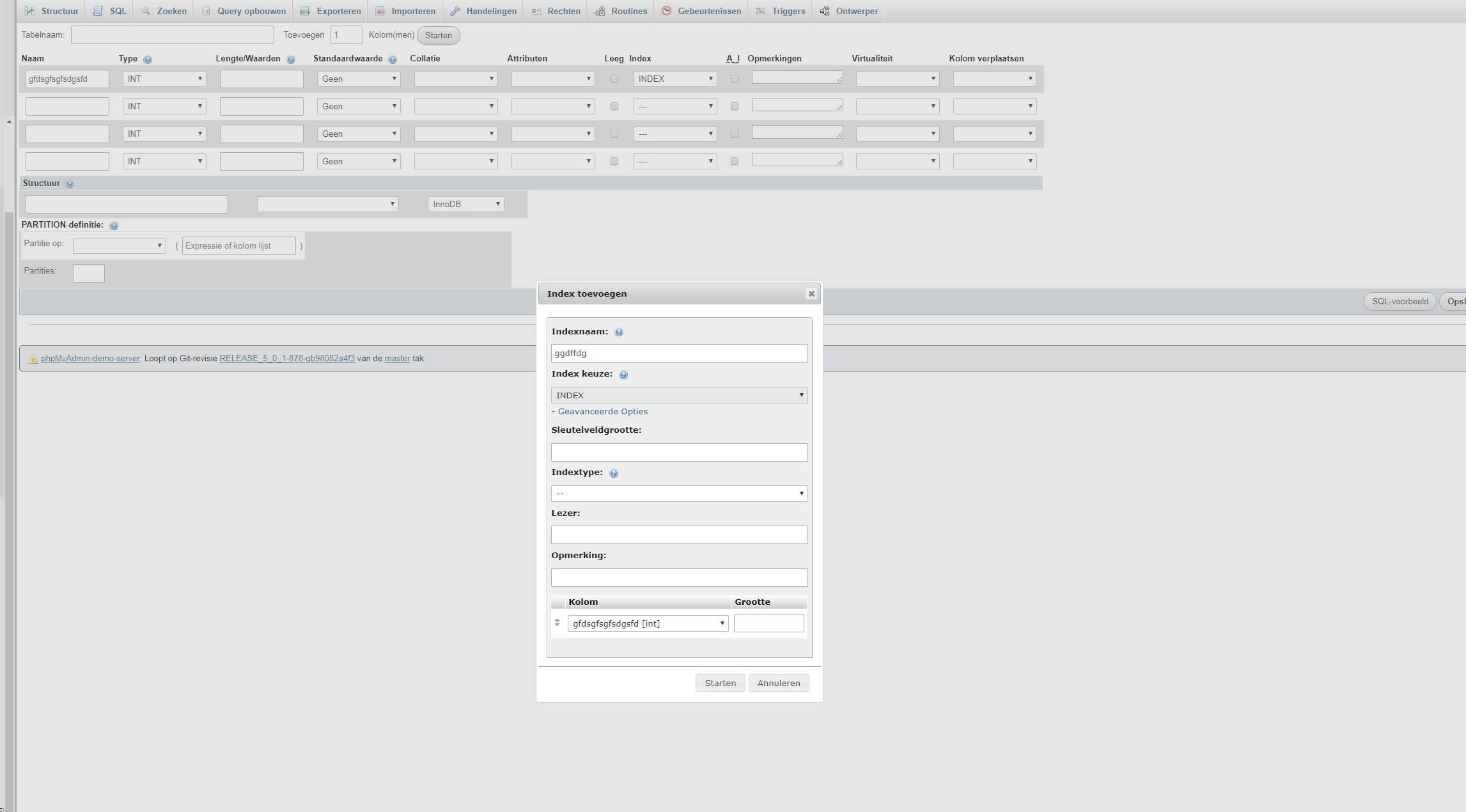 Add index has no Preview SQL · Issue #13519 · phpmyadmin/phpmyadmin · GitHub