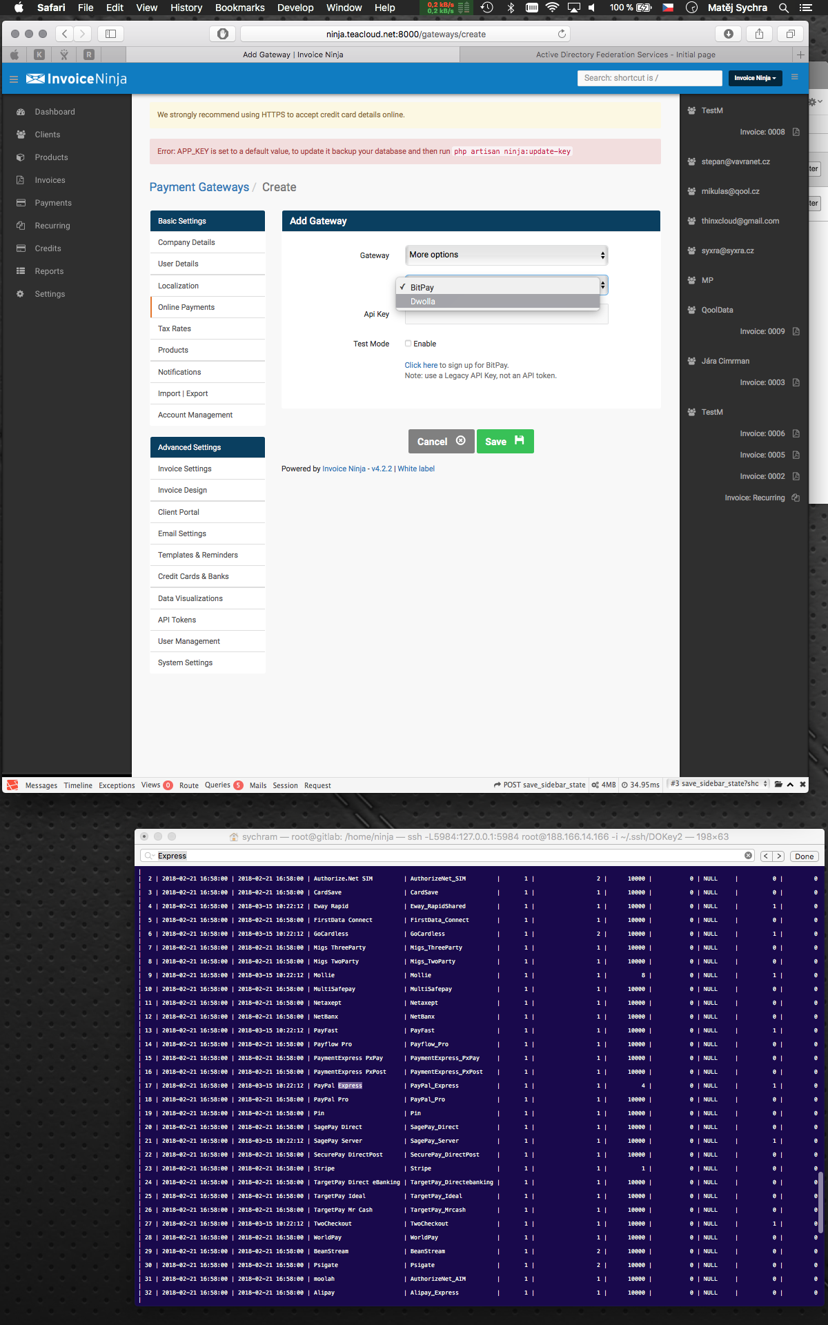Missing payment gateways? · Issue #1959 · invoiceninja/invoiceninja · GitHub