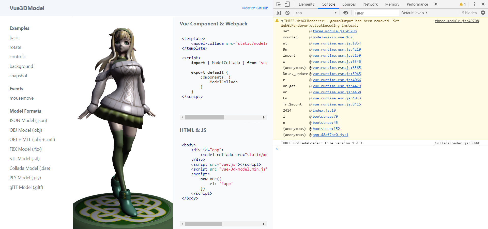 bugfix: resolve gammaOutput removed warning and update the README.md by wangerzi · Pull Request ...