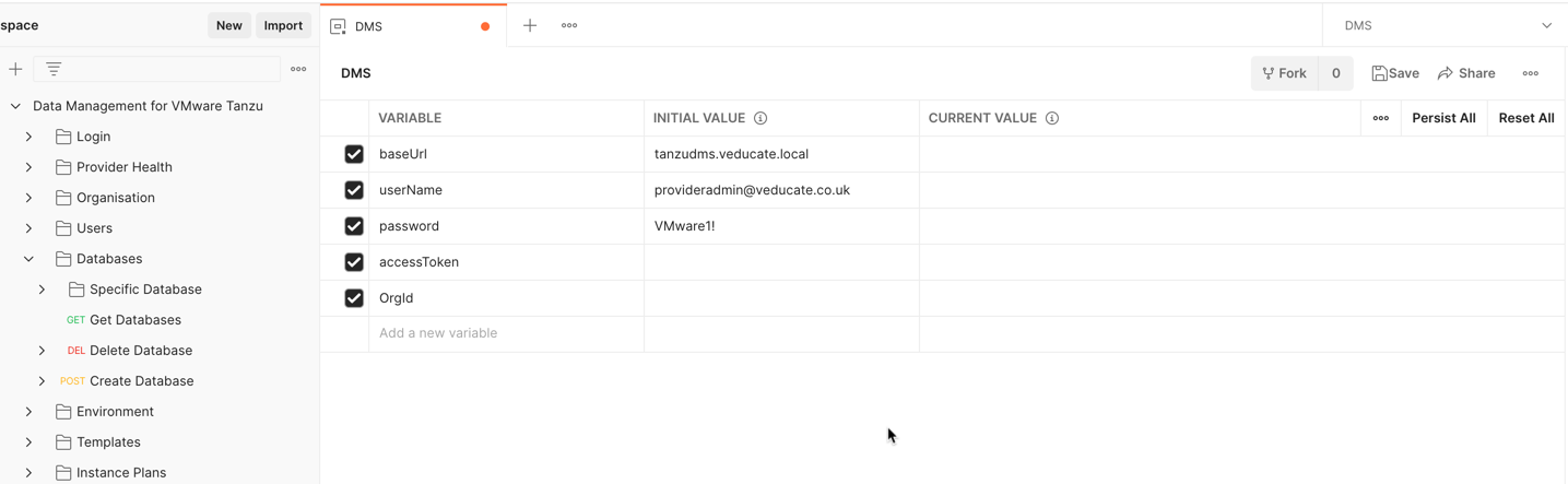 GitHub - saintdle/Data-Management-For-VMware-Tanzu-API-Postman-Collection: This is a postman ...