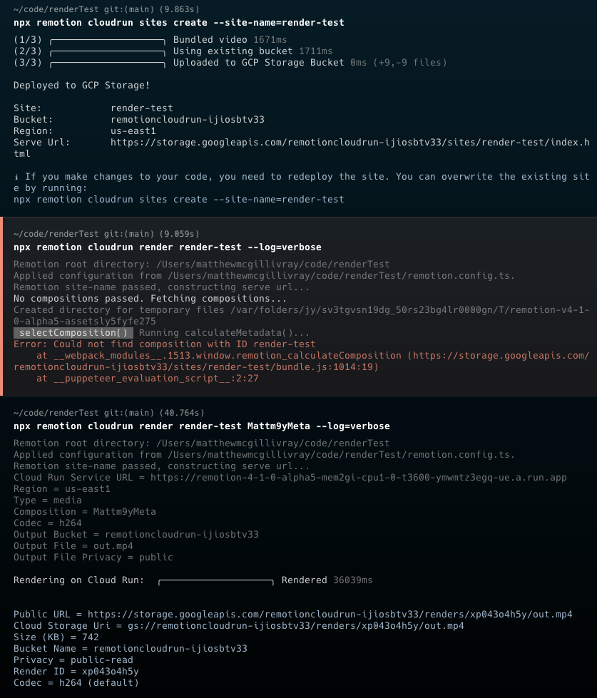 Error when requesting lambda rendering without passing composition name · Issue #2470 · remotion ...