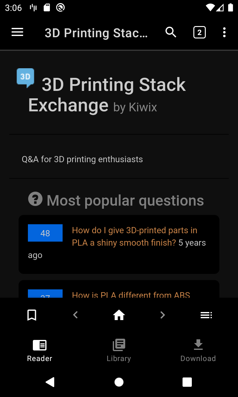 The progressbar in the reader fragments is not being hidden on hideTabSwitcher (in dark mode ...