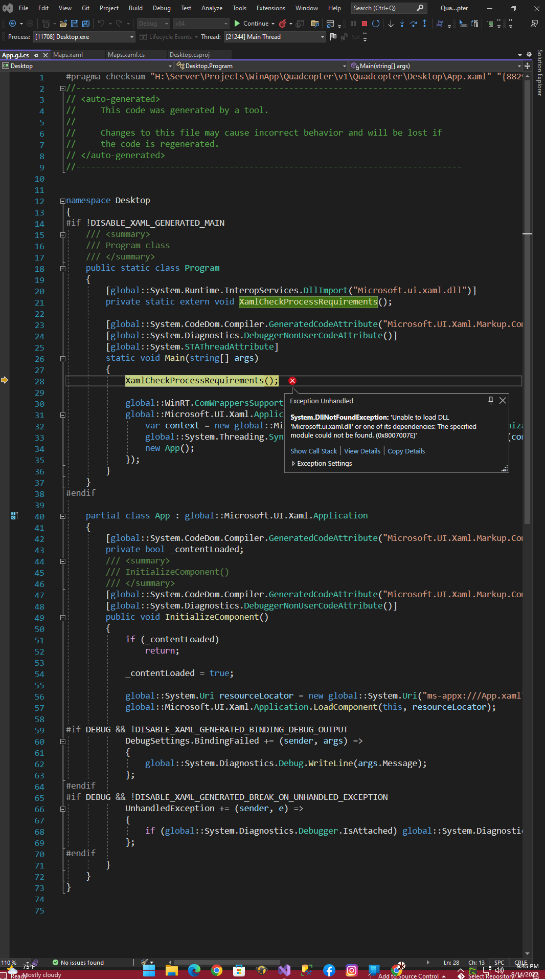 Mapsui.WinUI XamlCheckProcessRequirements · Issue #1712 · Mapsui/Mapsui ...