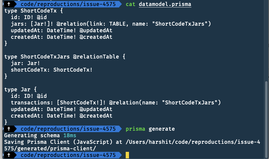 Generated File missing end of Expression · Issue #4575 · prisma/prisma1 · GitHub