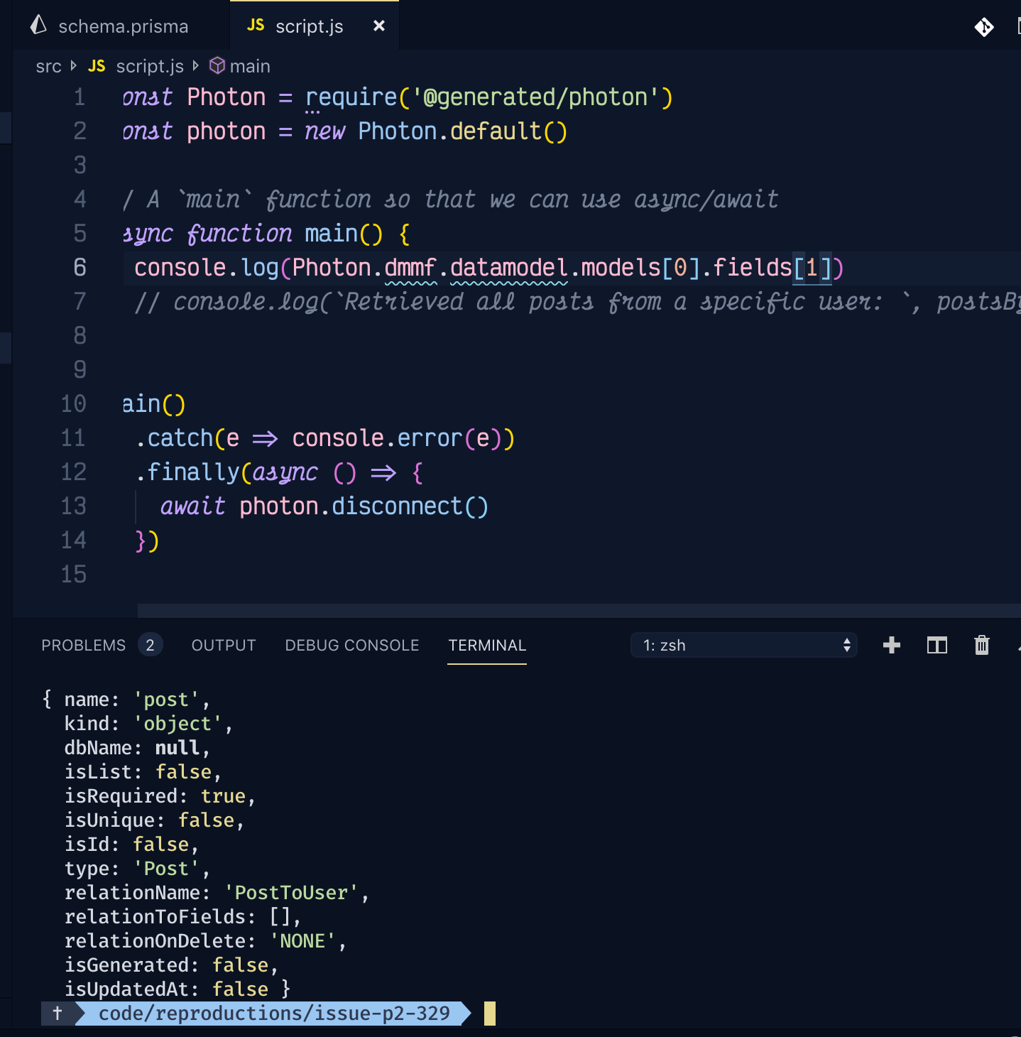 1:1 relations' `isList` property is incorrect in the DMMF · Issue #329 · prisma/prisma · GitHub