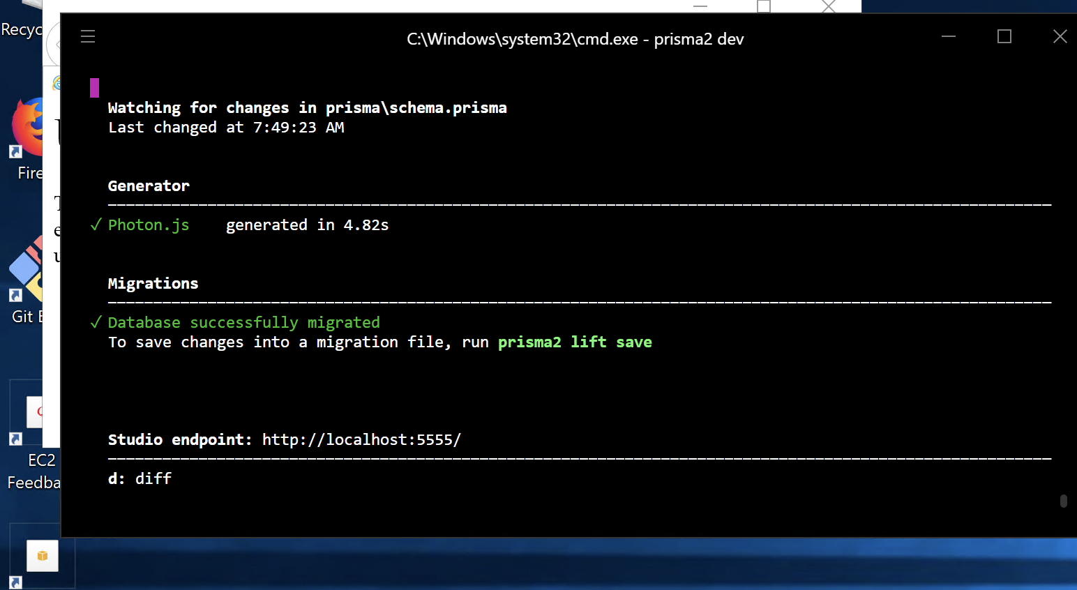 [Windows] `prisma2 dev` crashes on blank Postgres project · Issue #733 · prisma/prisma · GitHub