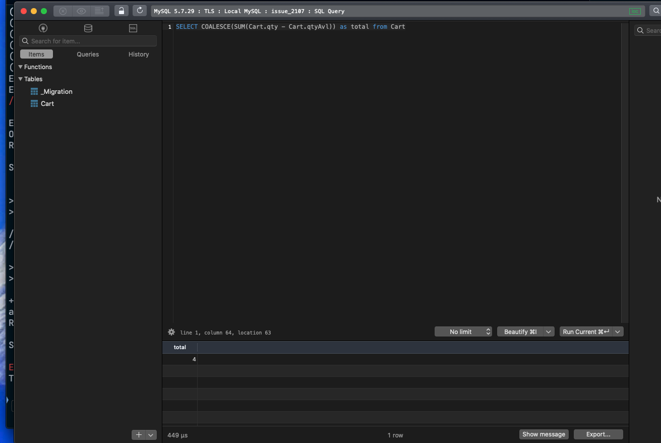 raw: COALESCE/IFNULL returns `MA==` · Issue #2107 · prisma/prisma · GitHub