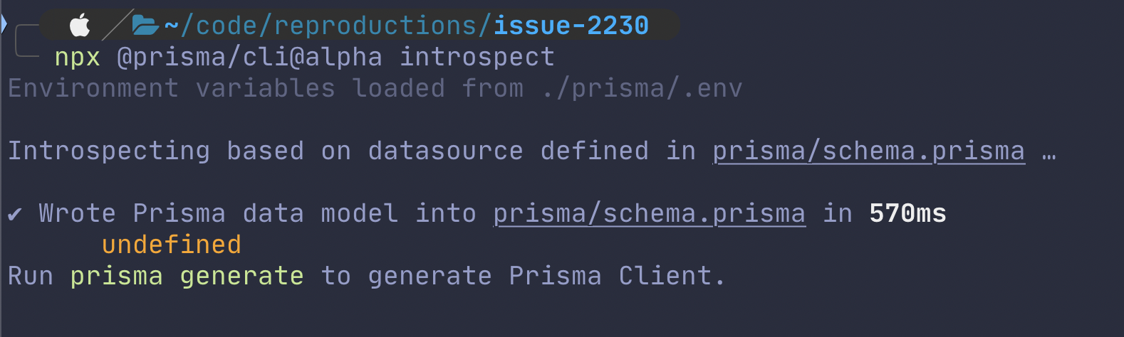 CLI is printing undefined when there are no introspection validation errors · Issue #2252 ...