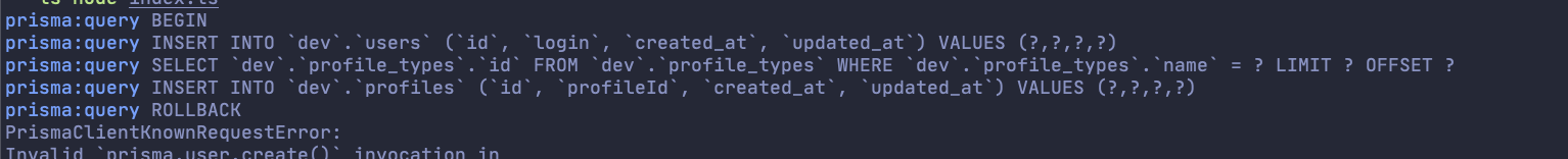 PrismaClientKnownRequestError. Null constraint violation on the fields: (`type_id`) · Issue #666 ...