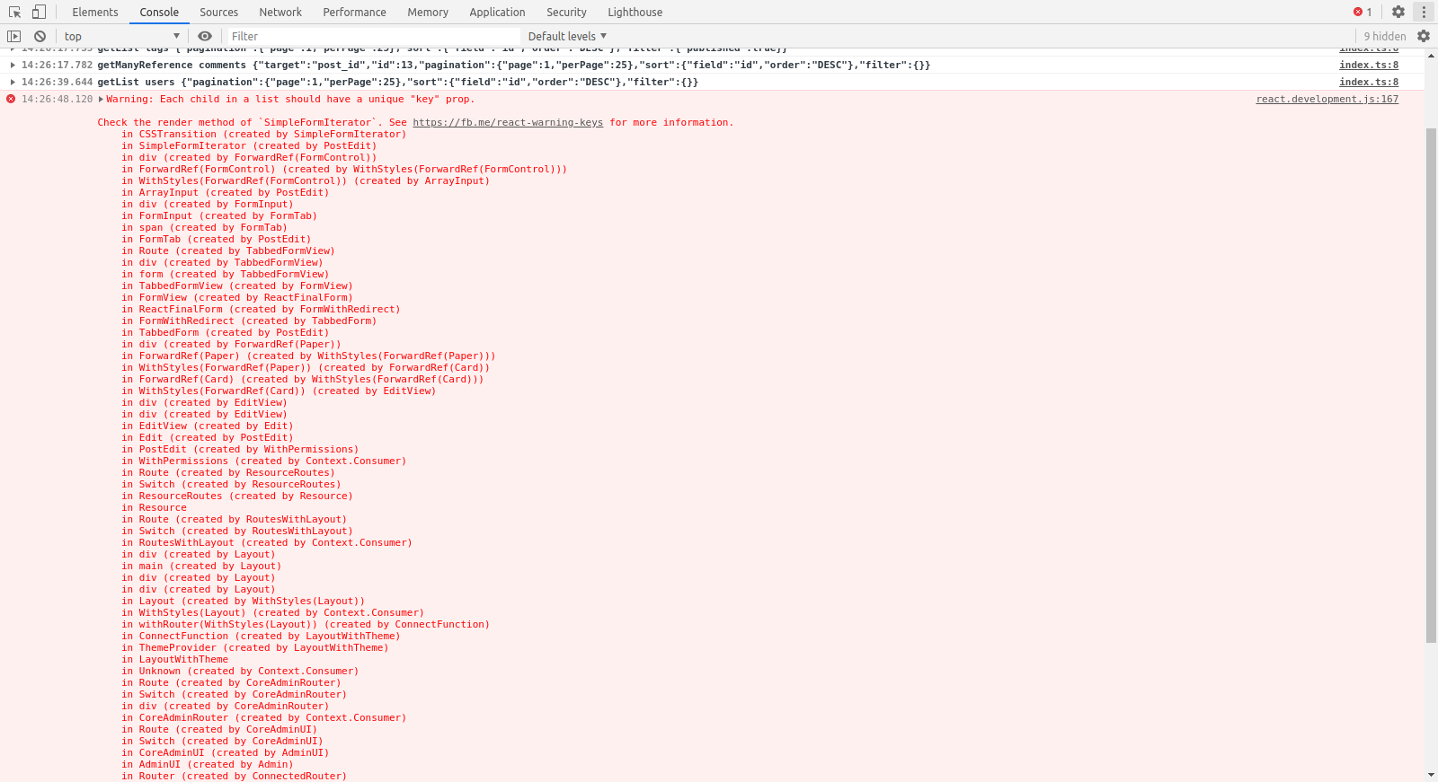 Check the render method of `SimpleFormIterator`. · Issue #5090 · marmelab/react-admin · GitHub