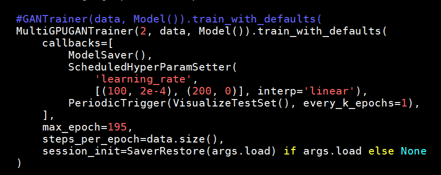 Run ` Examples Gan Cyclegan Py` With `multigpugantrainer` · Issue 899 · Tensorpack Tensorpack