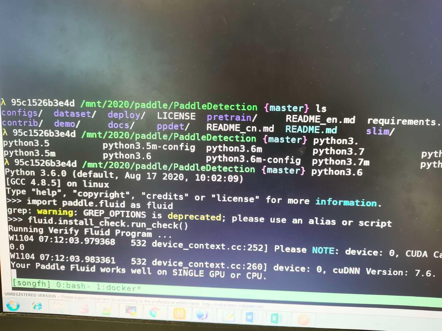 官方docker镜像，运行时卡住不动 · Issue #1651 · PaddlePaddle/PaddleDetection · GitHub