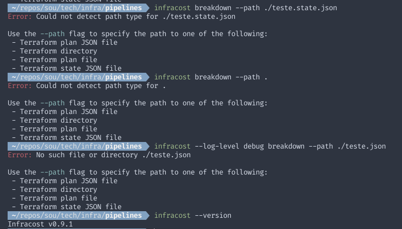 No such file or directory · Issue #810 · infracost/infracost · GitHub