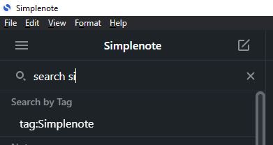 Search only in selected tag · Issue #2929 · Automattic/simplenote-electron · GitHub