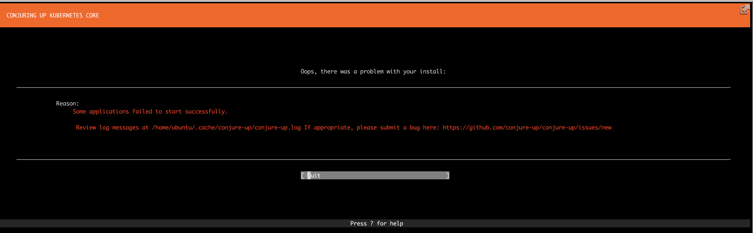 Flannel hook failed: "install" · Issue #1546 · conjure-up/conjure-up · GitHub
