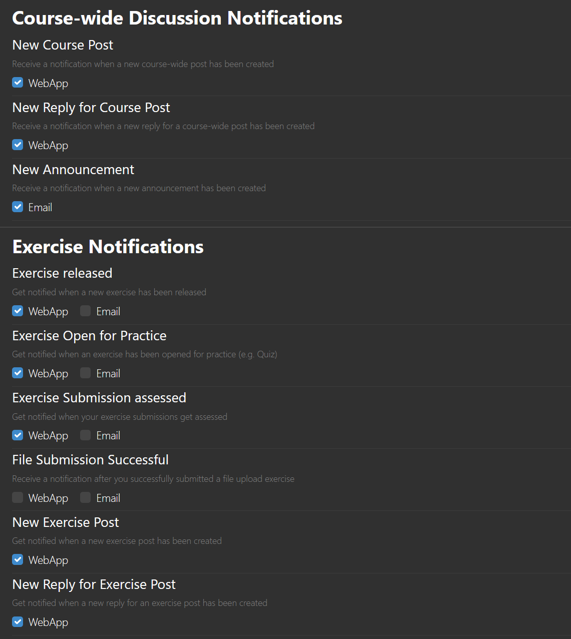 Allow users to get Mails for certain Artemis Events · Issue #5748 · ls1intum/Artemis · GitHub