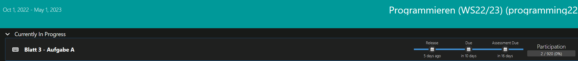 Counter for participations counts TA's participations as well · Issue #5924 · ls1intum/Artemis ...