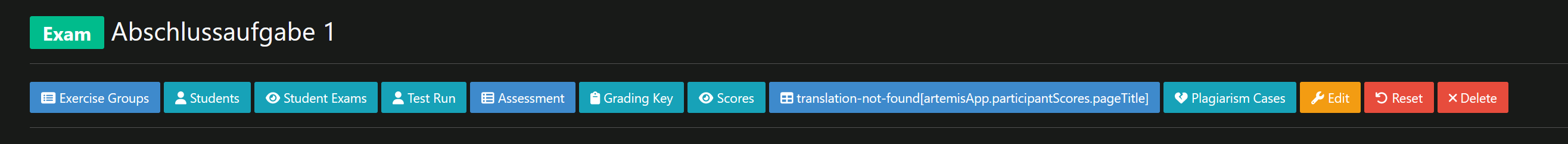 Not usable button in Exam View · Issue #6325 · ls1intum/Artemis · GitHub