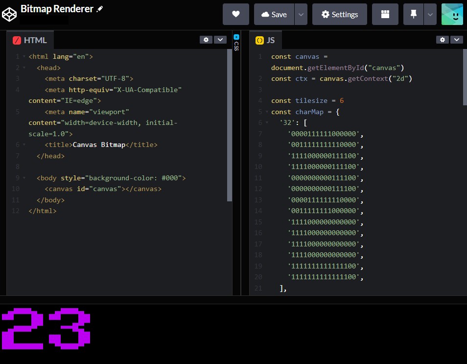 What Is The Most Efficient Way Of Dynamically Rendering Bitmap Characters · Issue 1353