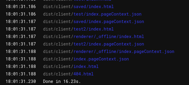 CLI stuck after build successful · Issue #807 · vikejs/vike · GitHub