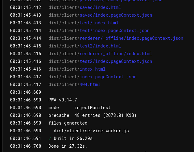 CLI stuck after build successful · Issue #807 · vikejs/vike · GitHub