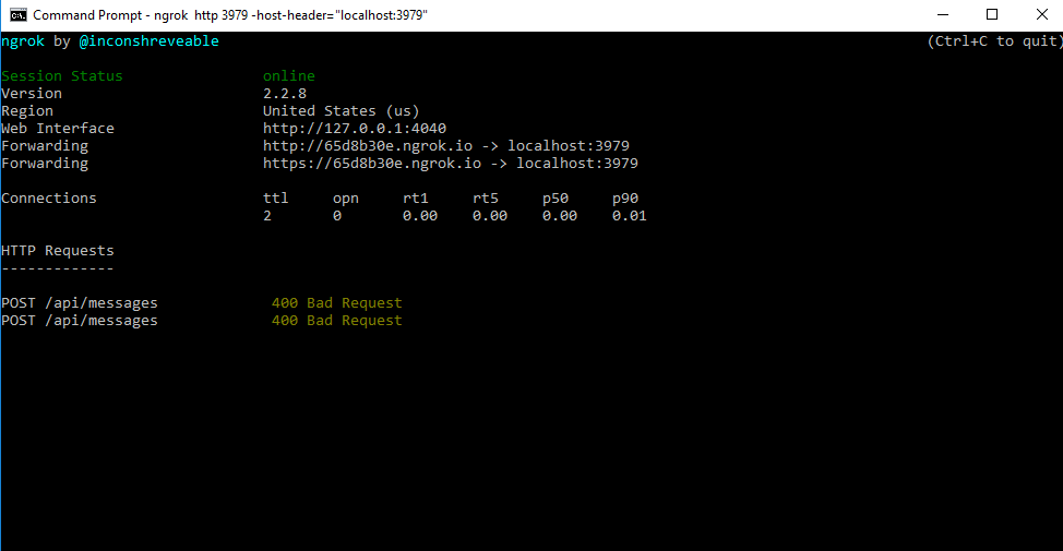 [LUIS] Integrating Bot with Channels - 400 Bad Request · Issue #3203 · microsoft/botframework ...