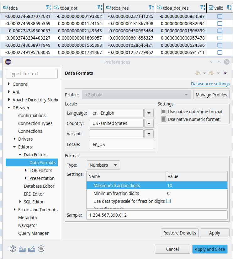 Data Editor Number Format Regression, Take 2 (not using scientific ...