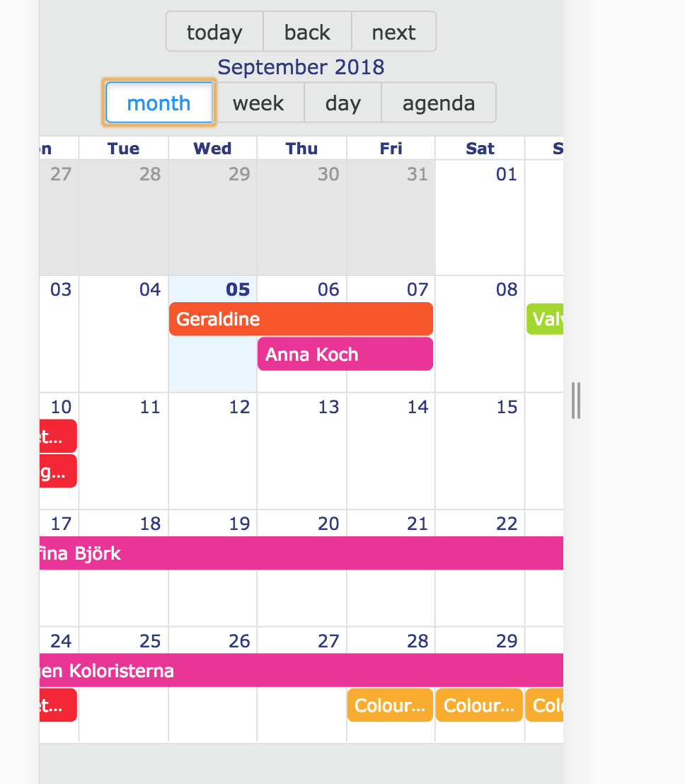 Text Overflow CSS fix causing overflow of entire calendar on mobile displays · Issue #979 ...