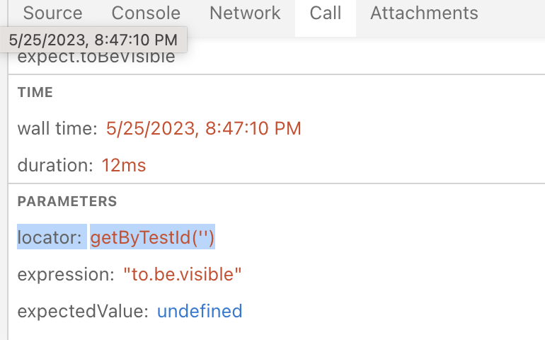 Bug Regex Testid Is Not Displayed In The Trace File Parameters Section · Issue 23298