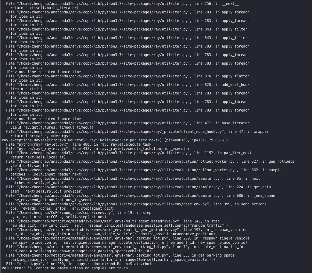 Multi-agent Parking Lot still has the "empty slot" issue in intensive ...
