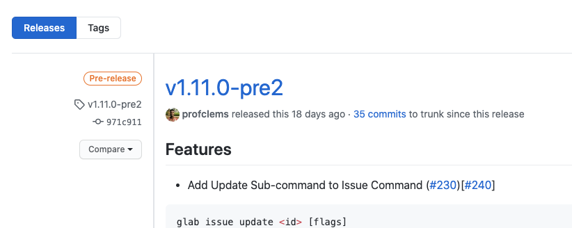 {message: 405 Method Not Allowed} · Issue #268 · profclems/glab · GitHub
