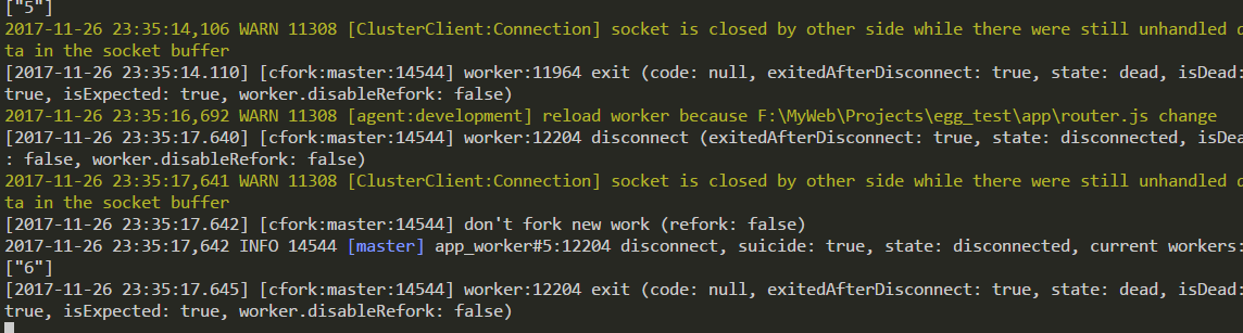 修改文件后 work reload 但请求pendding · Issue #1325 · eggjs/egg · GitHub