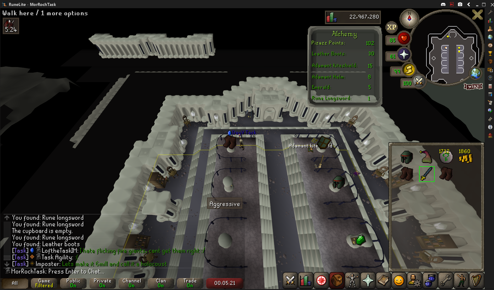 Mage training arena highlights wrong items in alchemy room · Issue ...