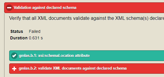 Validator returns an error for the theme Human health and safety (Safety) for allowed value ...