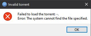 In Firefox 71 when directly opening .torrent files with spaces I ...