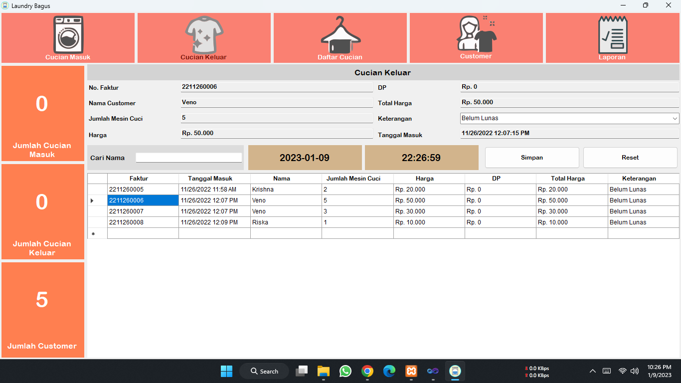 GitHub - VenoSW/App-Laundry-Bagus: Source Code Sistem Pembukuan Laundry Bagus