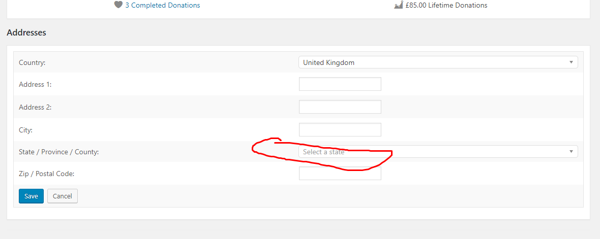[Donor Profile Page] State field is not work as in other address form field · Issue #2363 ...