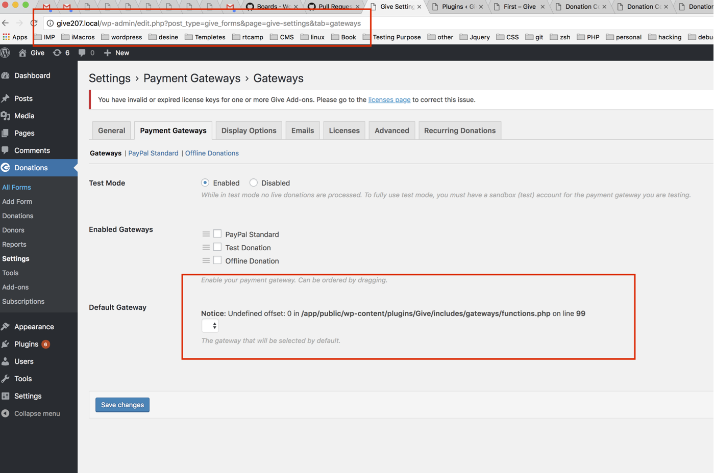 fix(gateway): prevent PHP notice if no gateway is active · Issue #2578 · impress-org/givewp · GitHub