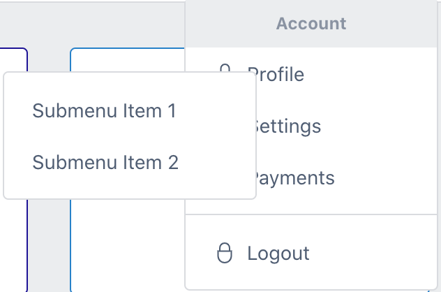 How To Get A Submenu In A Dropdown Menu In Coreui React · Issue 297