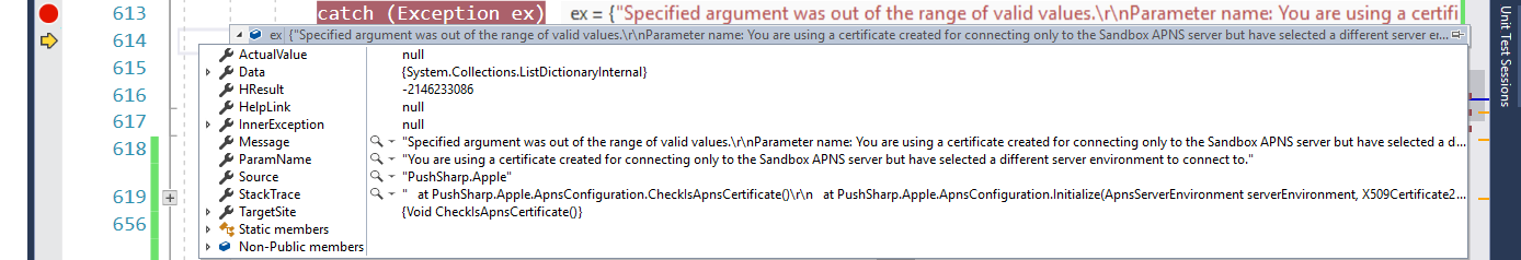 Exception When i changed ApnsServer Environment Sanbox to Production. · Issue #889 · Redth ...