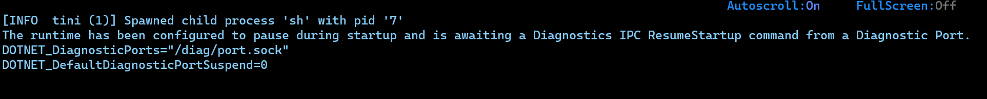 The Runtime Has Been Configured To Pause During Startup · Issue 2487 · Dotnet Dotnet Monitor