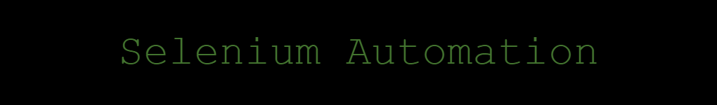 GitHub - rdioactiv/SeleniumProject