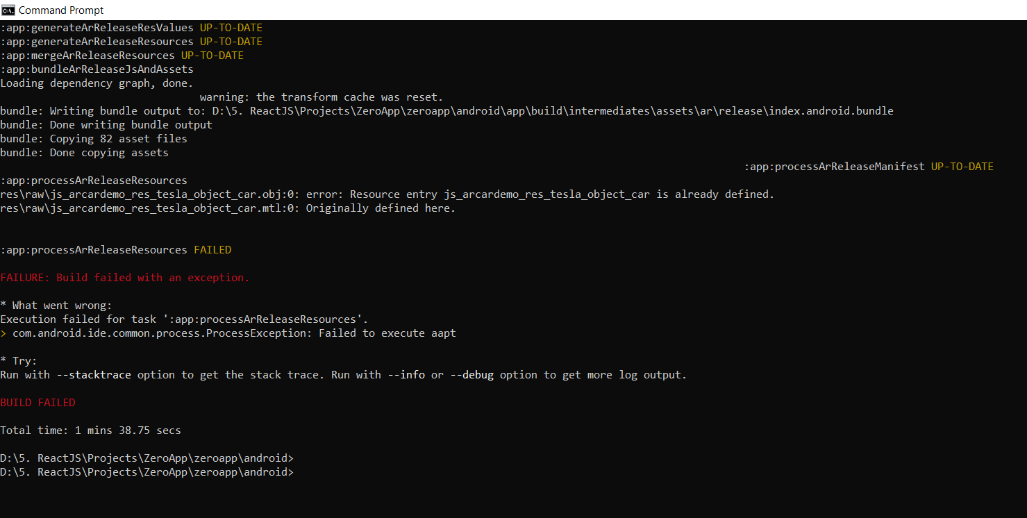 build error: Resource entry js_arcardemo_res_tesla_object_car is ...