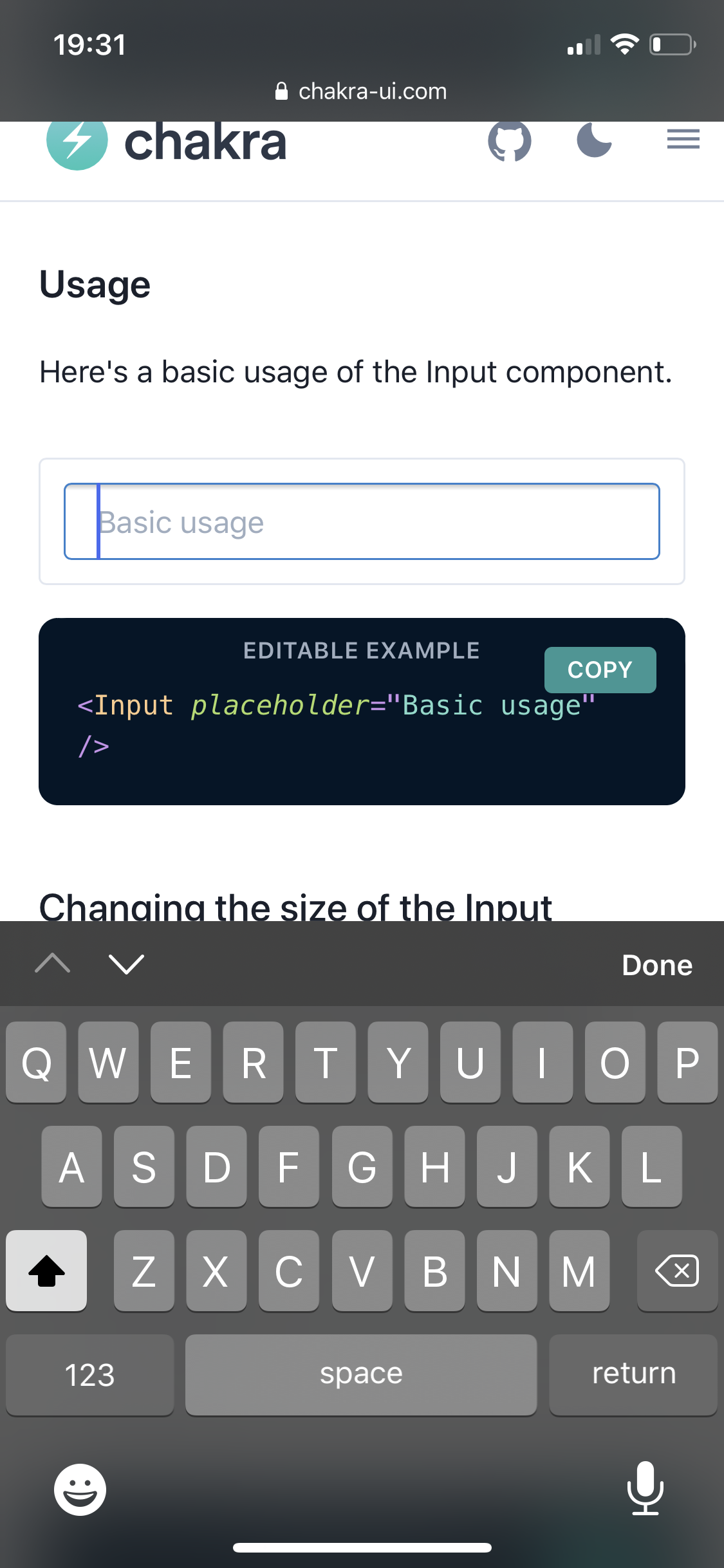 [Input] Line height property affecting cursor on Safari iOS · Issue #327 · chakra-ui/chakra-ui ...