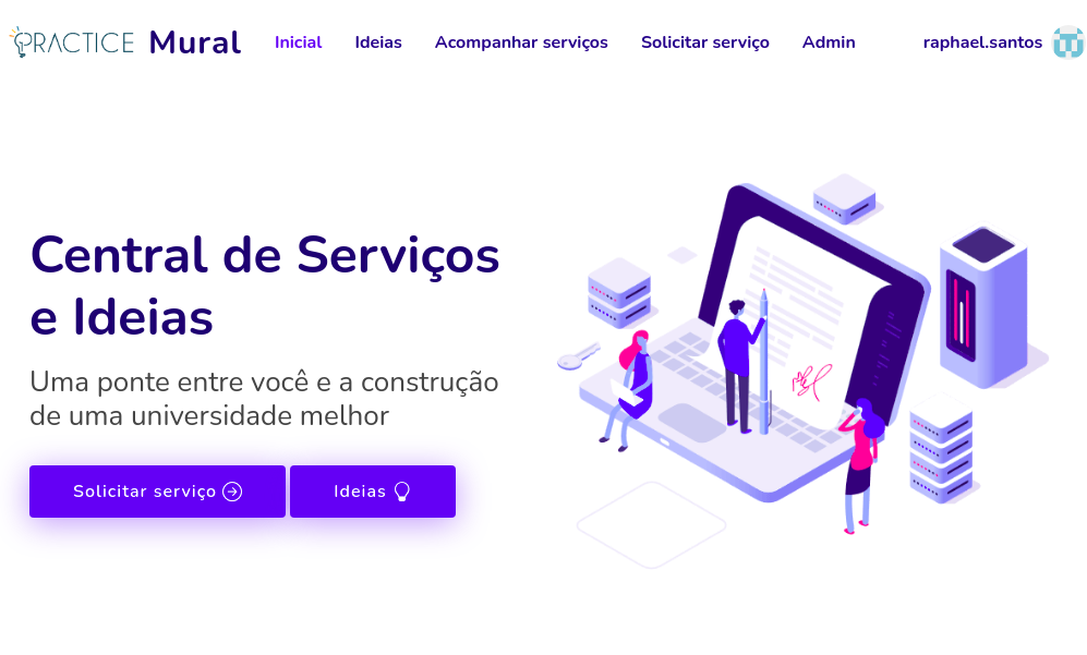 Aprimorar páginas internas para integrar com novo layout · Issue #223 · practice-uffs/mural · GitHub